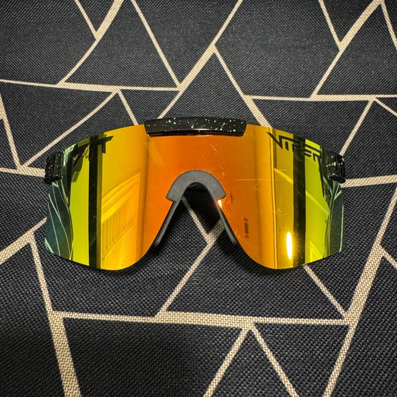Pit Viper | Accessories | Pit Viper The Monster Bull Polarized Sunglasses Black Splatter Gold ...